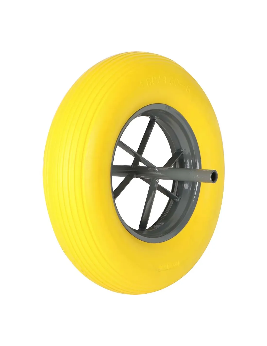 TUBELESS WHEEL 16 x 4" FOR WHEELBARROW RIB TYPE