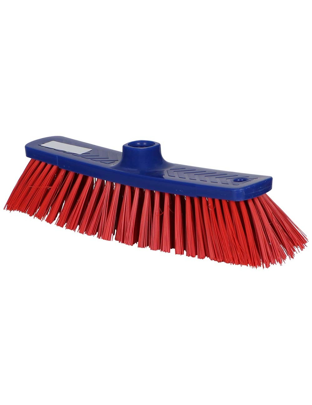 PLASTIC HARD BROOM RED AND BLUE