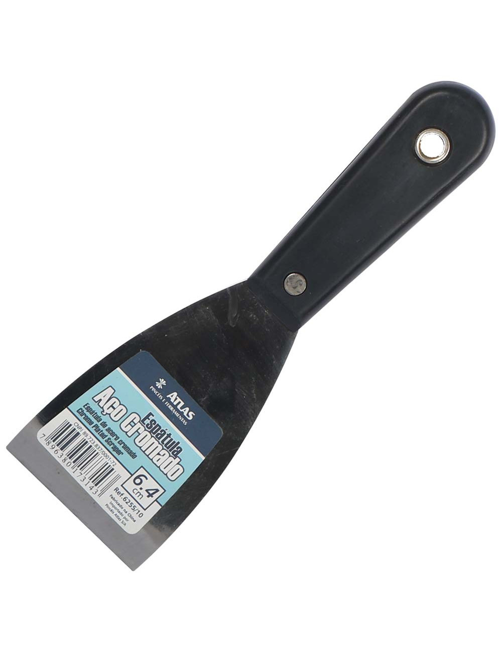 SCRAPER WITH PLASTIC HANDLE