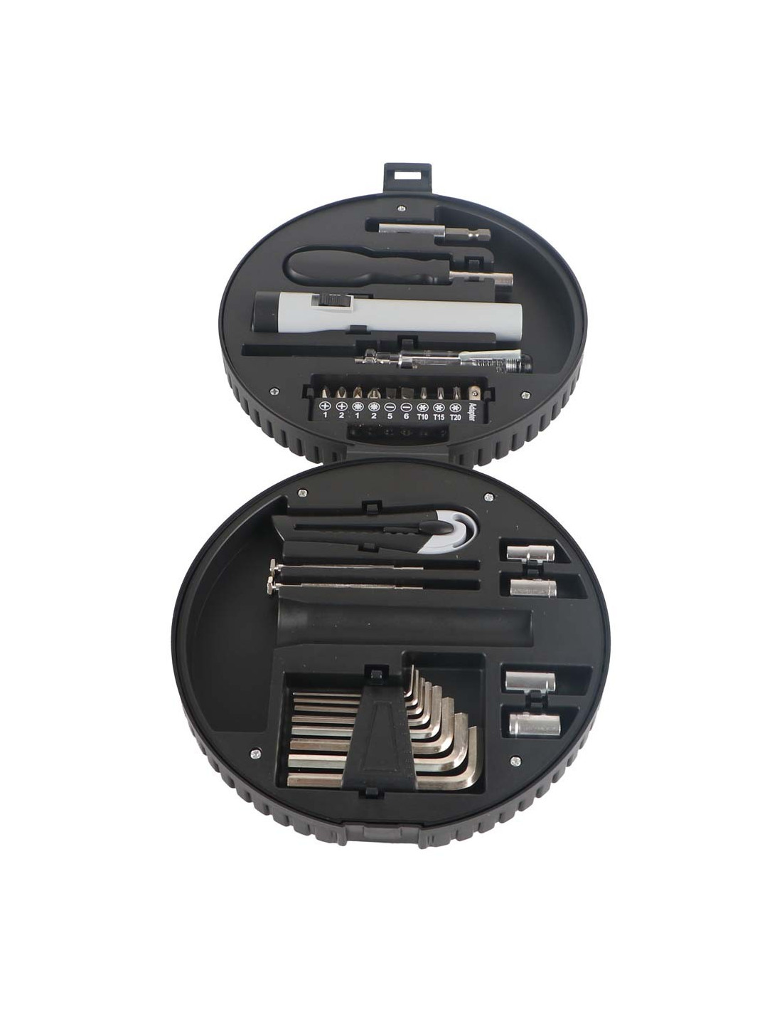 RX313F MULTIFUNCTIONAL TOOLS 29PCS SET 18.5*18.5*6CM