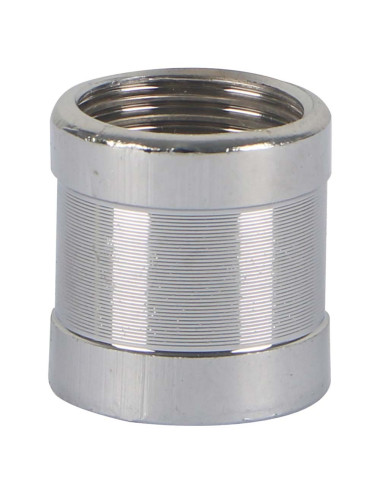 CHROME COUPLING 1/2"