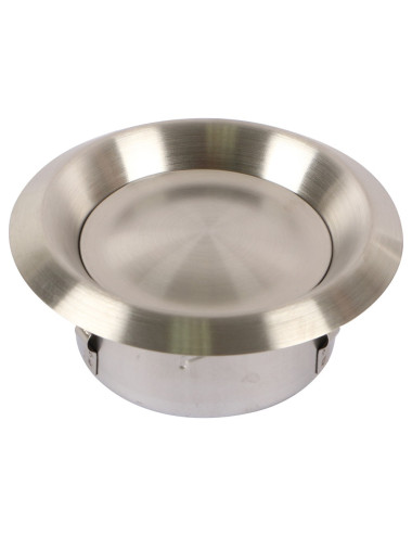 SS-VS S.S ROUND EXTERNAL VENT LOUVER 100 MM