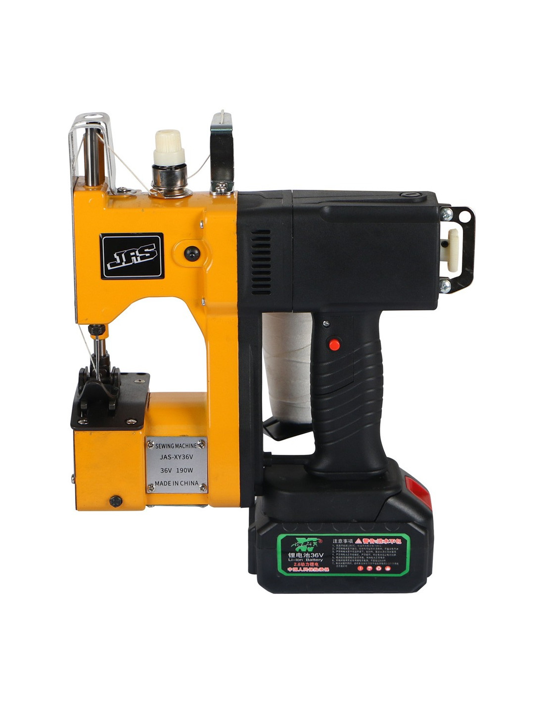 JAS-XY36V SEWING MACHINE 36V 4000MAH WITH 2 PCS BATTERY