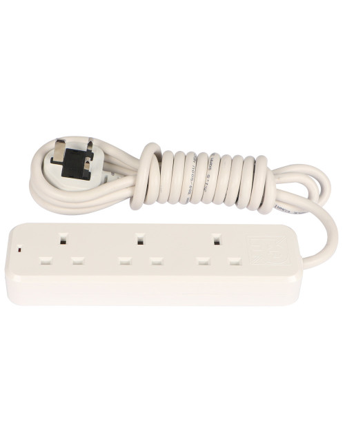 VOLT EXTENSION SOCKET 3WAY X 3MTR WHITE