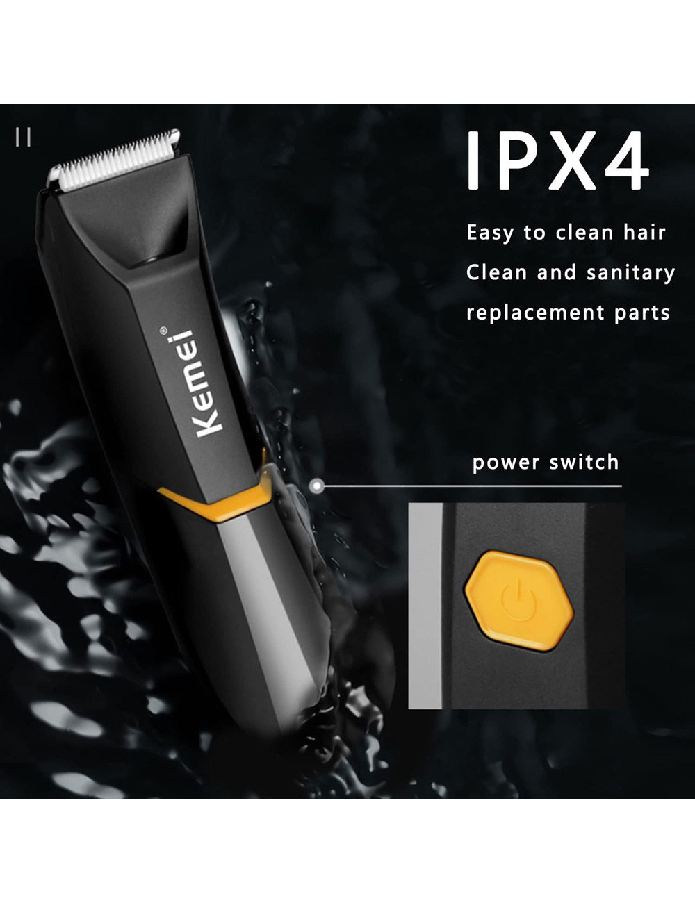 KM-3208 BODY HAIR TRIMMER