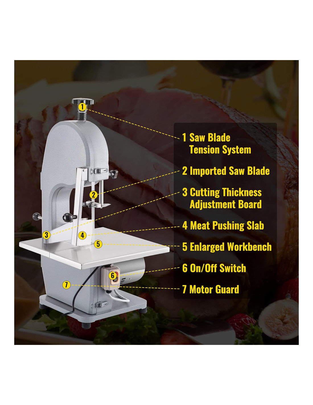 ALALUMINUM PAINT SAW BONE MACHINE