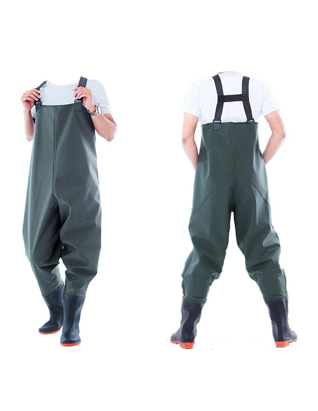 COVERALL JACKET WITH SHOES (WADER) SIZE 46