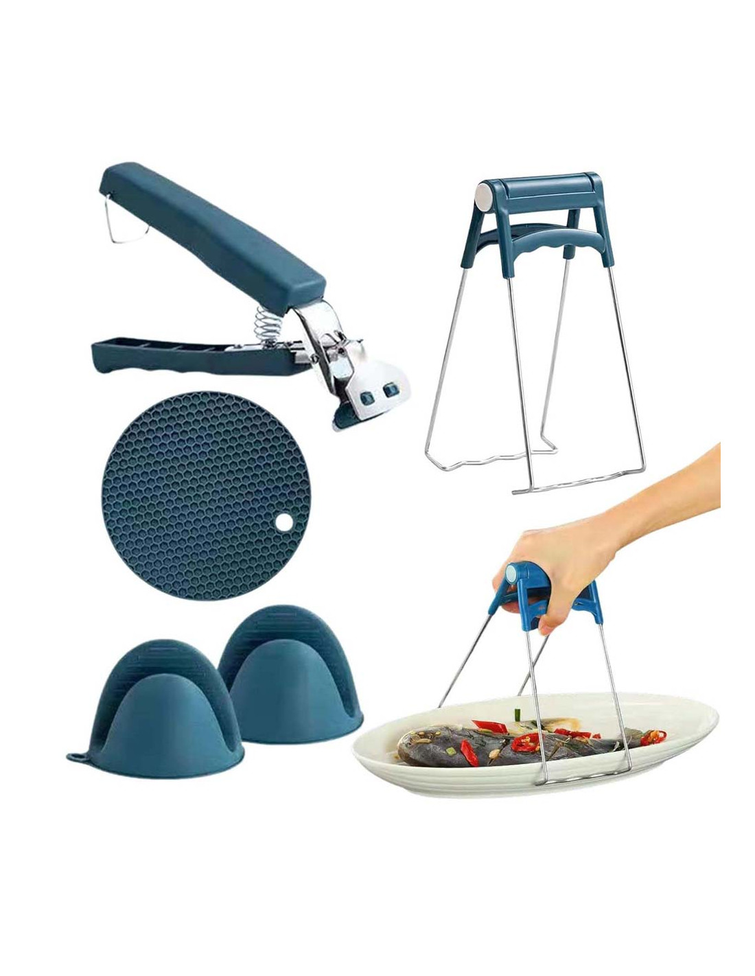 MULTIFUNTIONAL ANTI-SCALD CLIPS SET