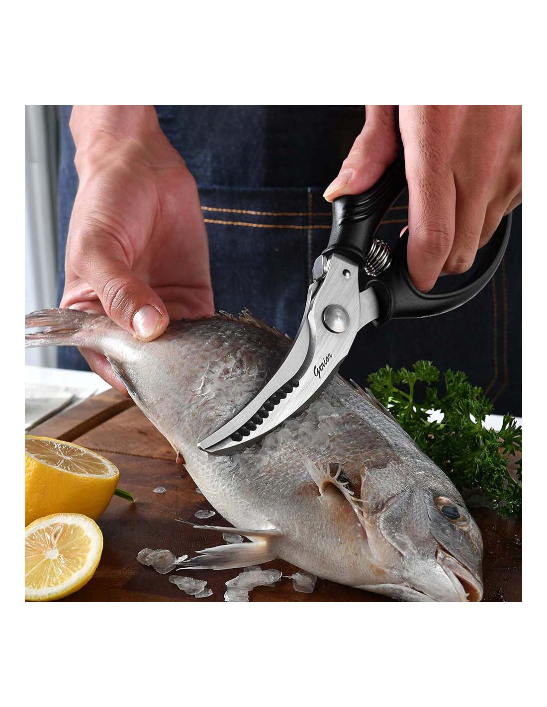 MC-5194 SPRING LOADED HEAVY DUTY POULTRY SHEARS